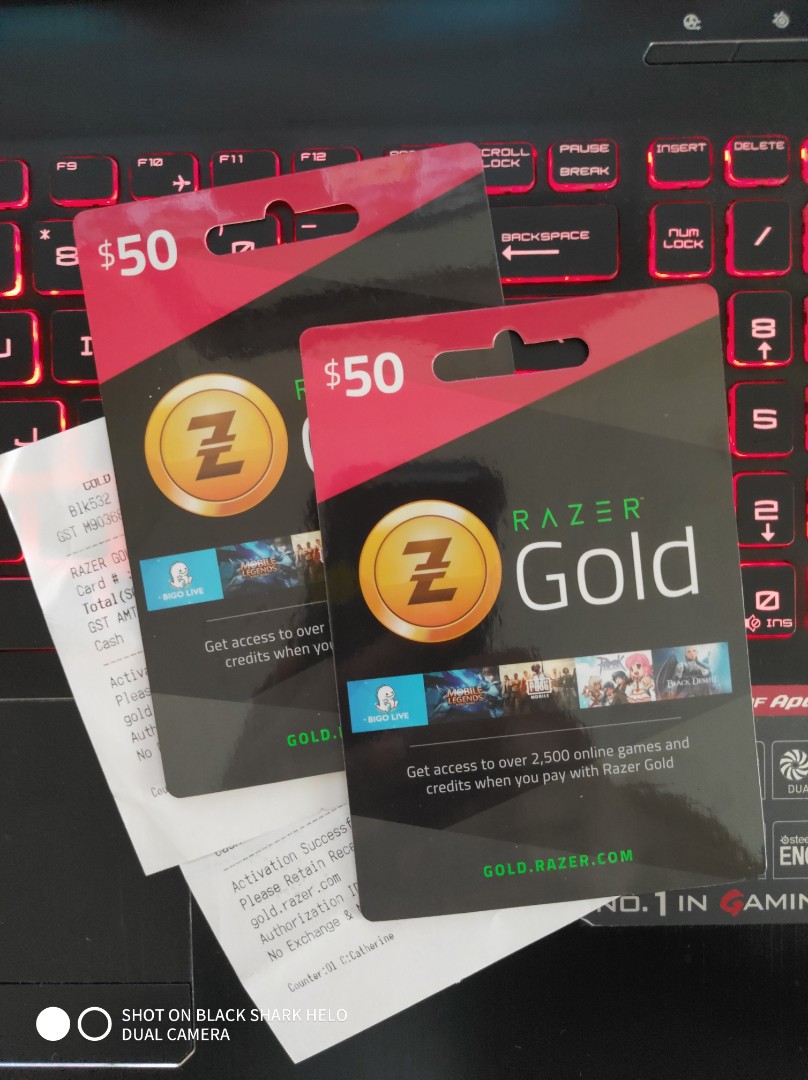 Razer Gold Card, Tickets & Vouchers, Vouchers on Carousell