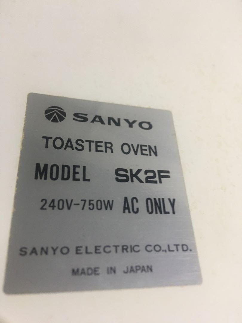 Sanyo Toaster Oven, TV & Home Appliances, Kitchen Appliances, Ovens ...
