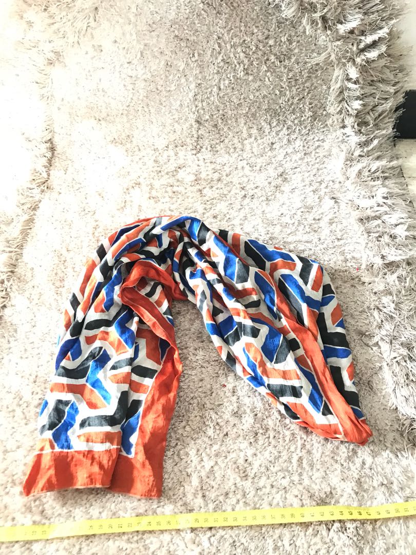 scarf hijab kerudung batik tulis asli kain sutra silk sutera ala marni ...