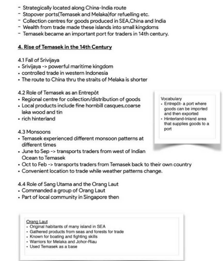 Sec 1 History Notes on Carousell