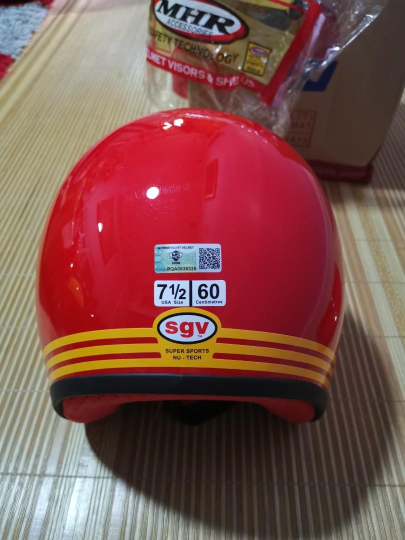 Sgv helmet Special Edition with tinted visor., Motorcycles, Motorcycle ...