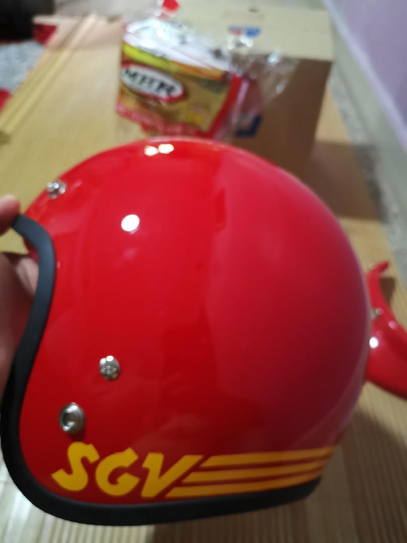 Sgv helmet Special Edition with tinted visor., Motorcycles, Motorcycle ...