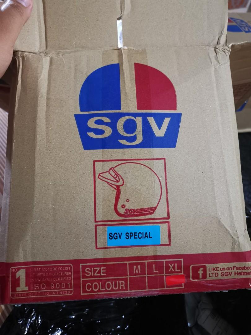 Sgv helmet Special Edition with tinted visor., Motorcycles, Motorcycle ...