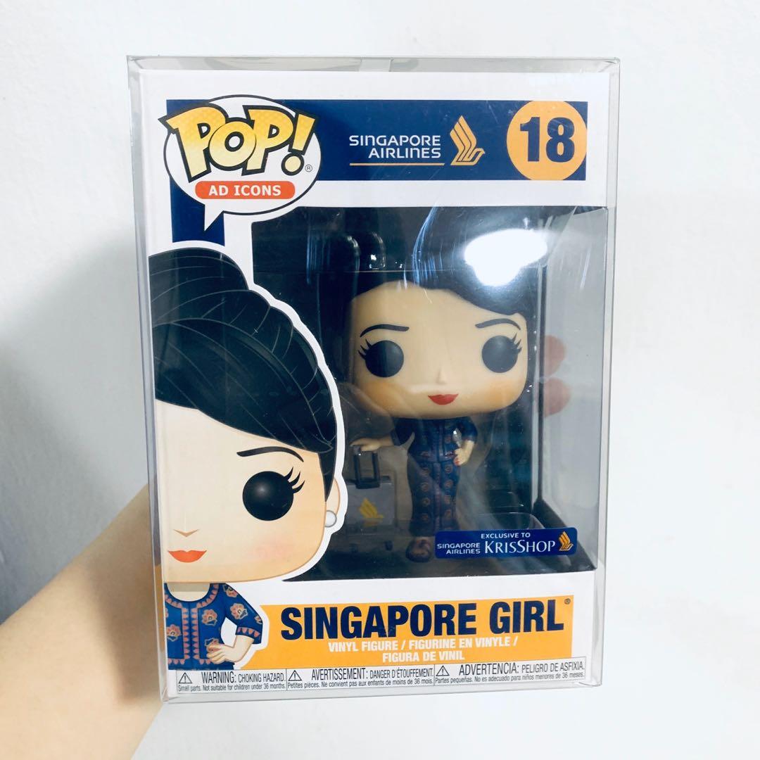 SIA Funko POP doll Singapore airlines, Hobbies & Toys, Toys & Games on ...