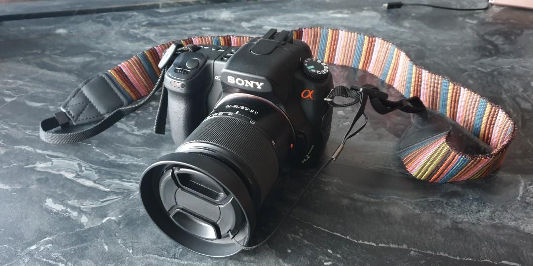 Sony A350 digital camera with zoom lens, Photography, Cameras, Digital ...