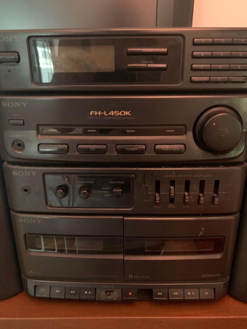 SONY FH-L450K Component System, Audio, Soundbars, Speakers & Amplifiers ...