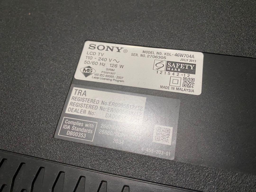 Sony Flat screen LED TV, Home Appliances, TVs & Entertainment Systems ...