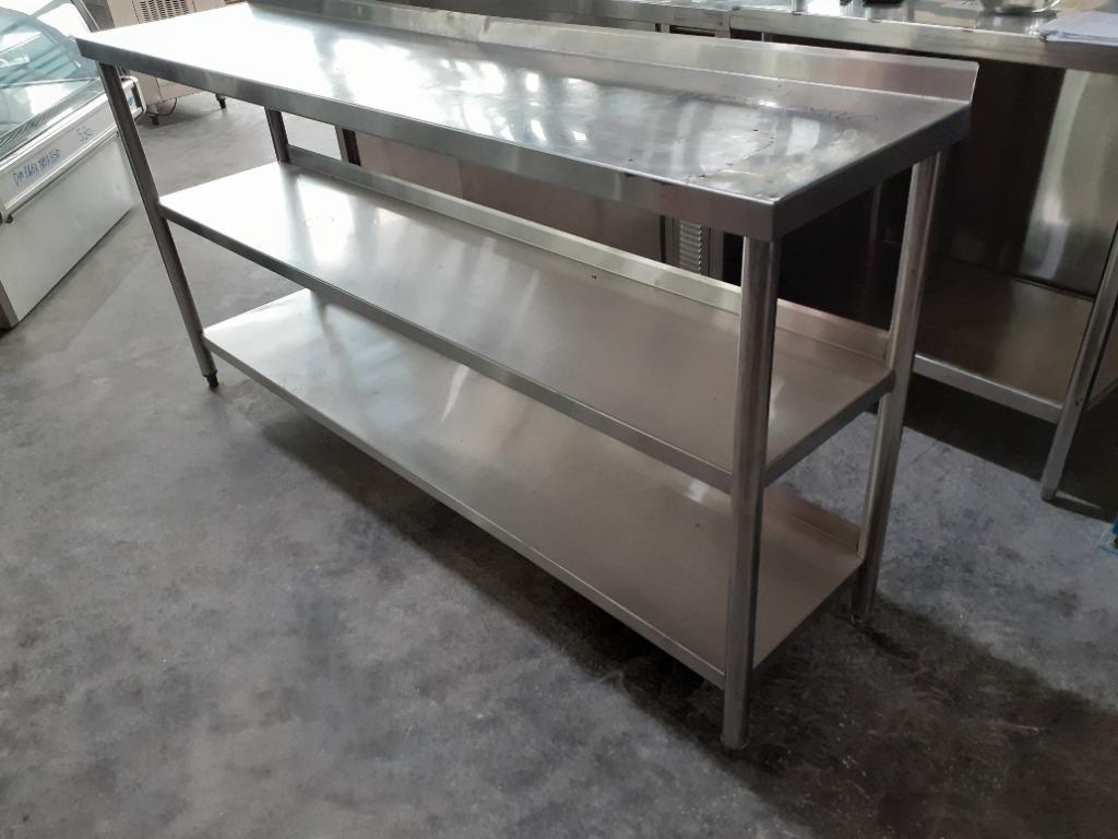 Stainless steel 3 tier work table, Home Appliances, Kitchenware on ...