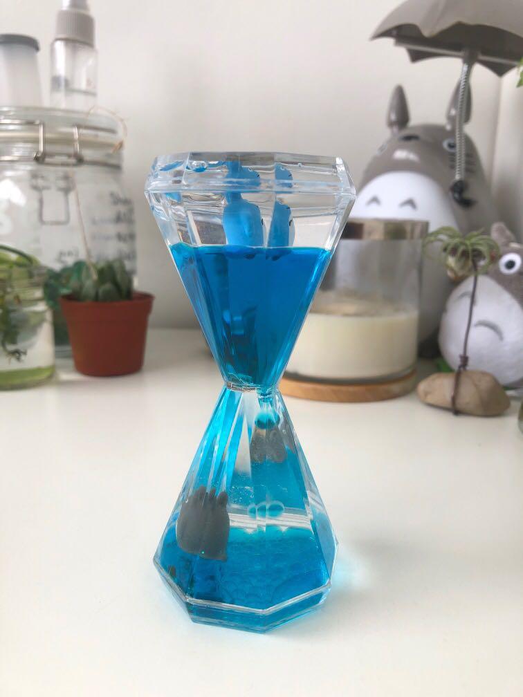Totoro Hourglass Liquid Motion Drop Timer, Furniture & Home Living ...