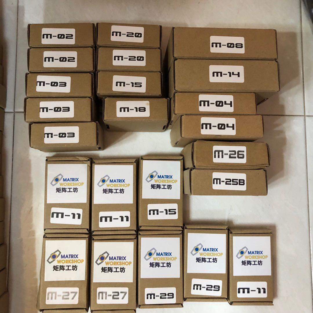 Transformers Matrix Workshop - Set of 78 Upgrade Kit / Addons / Weapon ...