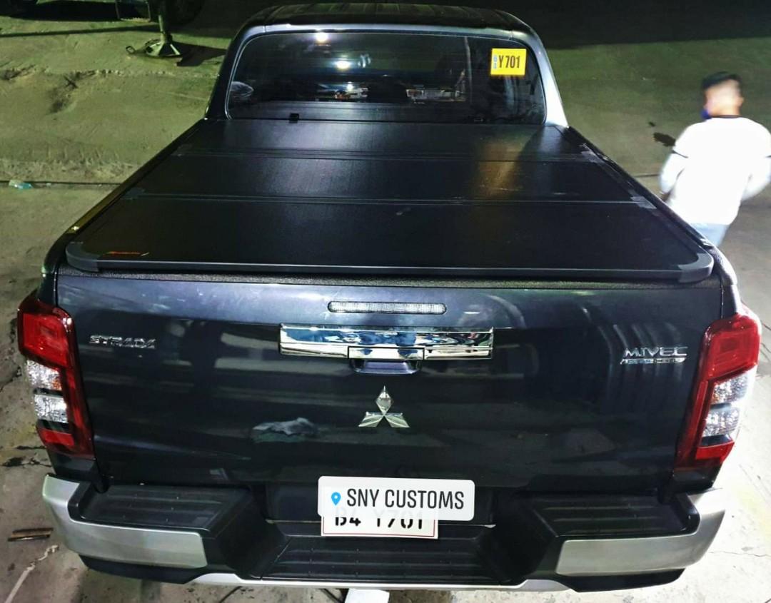 Triton Strada 2020 TriFold bed cover flush mount flat with locks ...