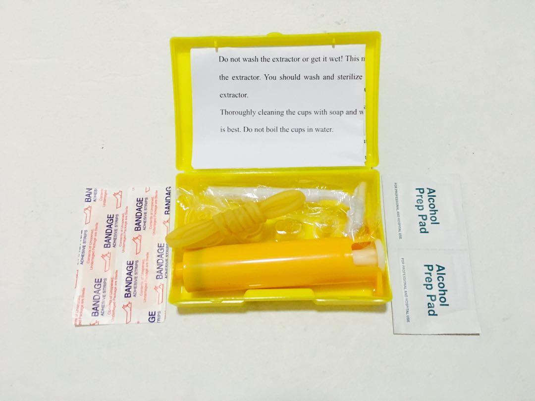 Venom Extractor Pump First Aid Safety Survival Kit Emergency Snake Bite ...