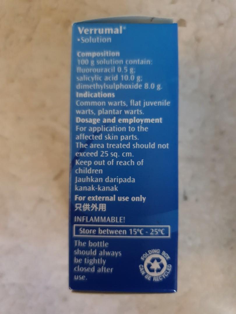 Verrumal - Solution (Warts Therapeutic), Beauty & Personal Care, Foot ...