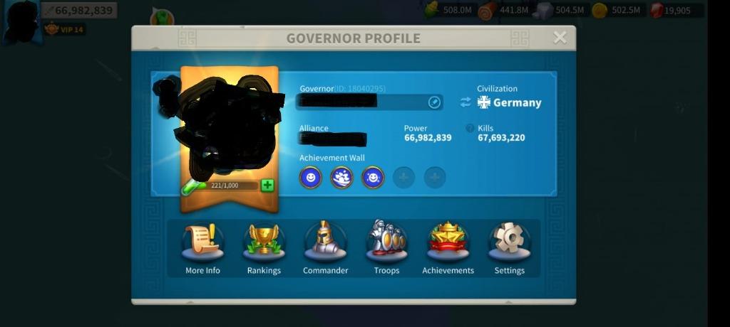 Rise of Kingdoms VIP 14, Video Gaming, Gaming Accessories, Game Gift ...