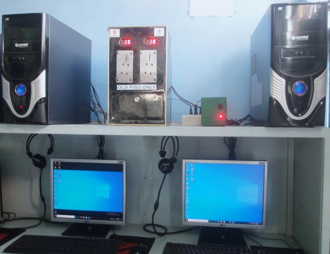 2 Set of Computer with pisonet box, Computers & Tech, Desktops on Carousell