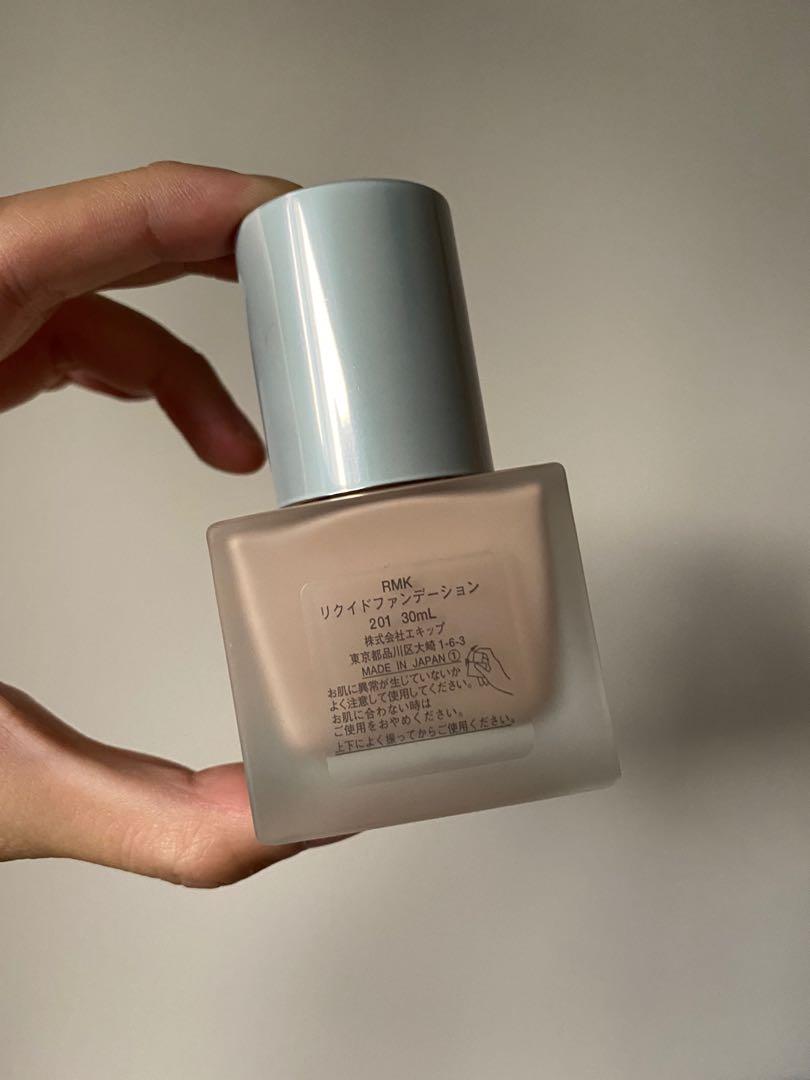 98%新***只用過2次 RMK Liquid Foundation 皇牌絲絹粉底液 #201 30ml, 美容＆化妝品, 健康及美容 - 皮膚護理, 化妝品 - Carousell