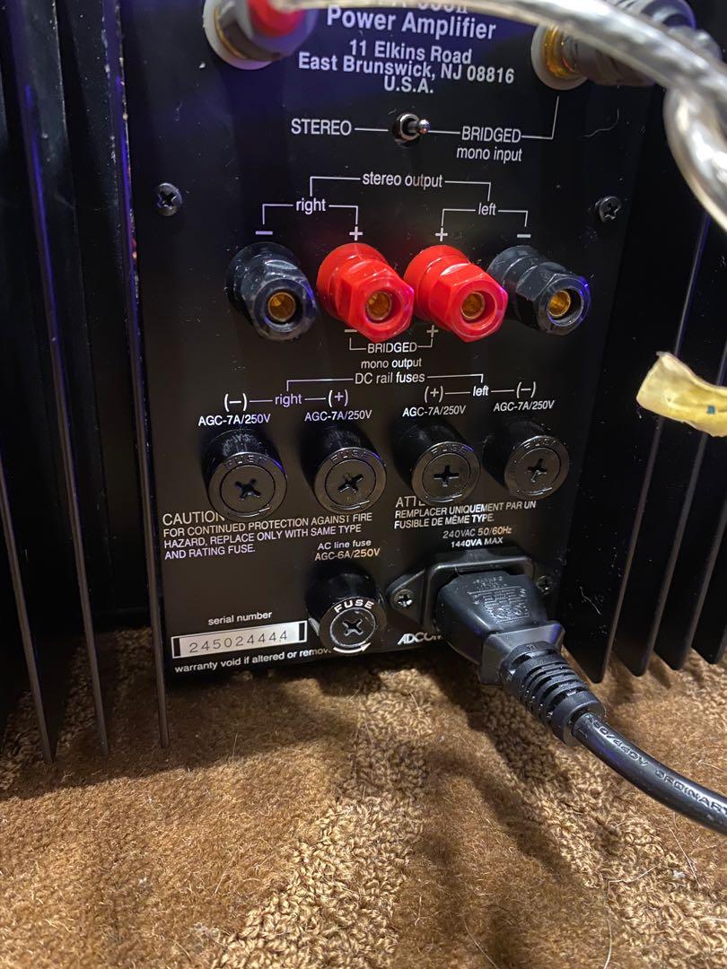 Adcom GFA 555ii (MK2) in excellent condition (2 Units) Bridgeable ...