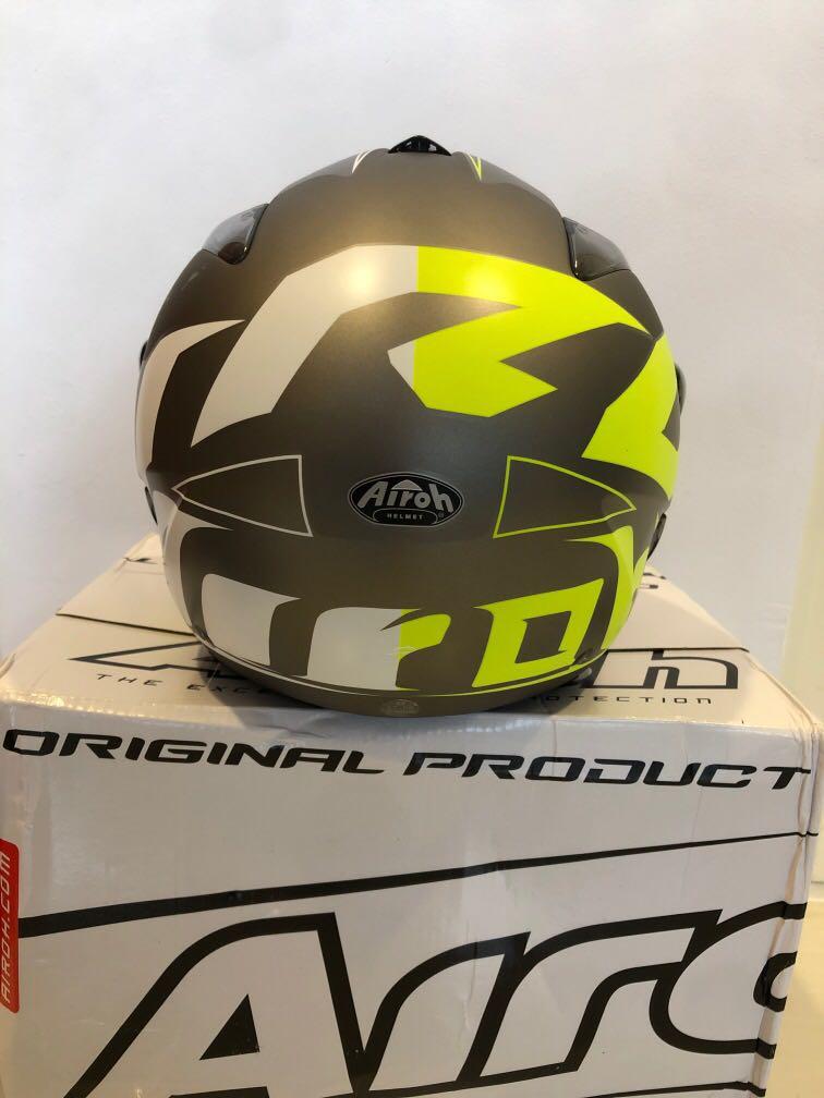 Airoh Jet Helmet, Motorcycles, Motorcycle Apparel on Carousell