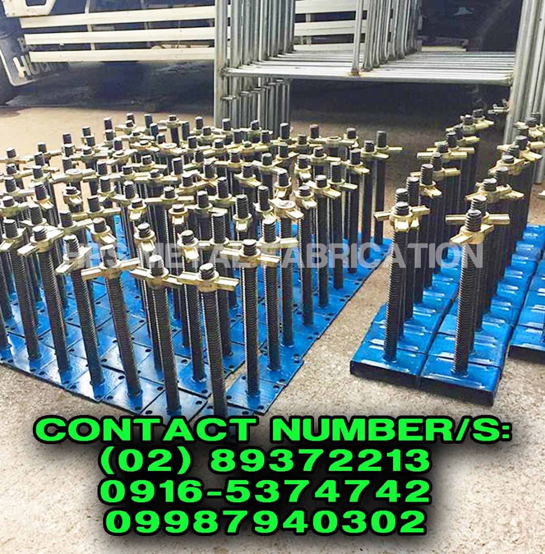 Base Jack U Head Swivel Clamp Shoring Jack Toe Board Wing Nut Flange ...