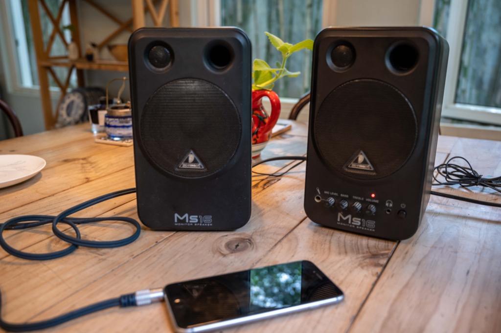 BEHRINGER MS16 Active Monitor Speakers, Audio, Soundbars, Speakers ...