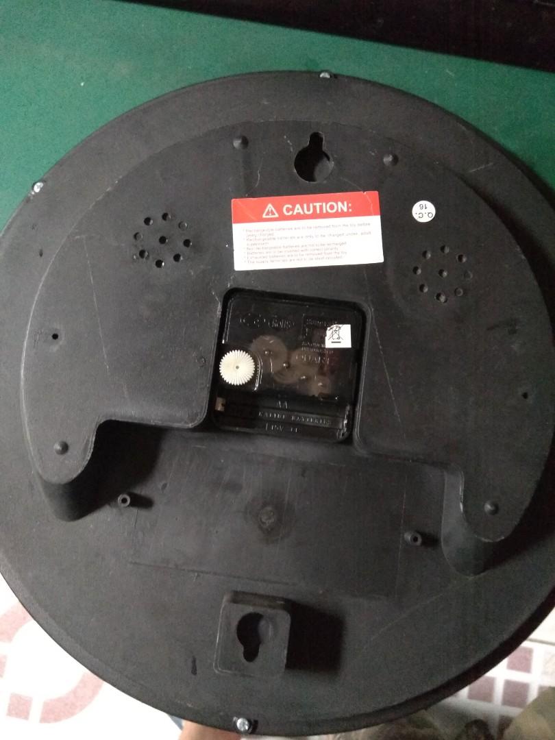 Japan Cadbury Choco wall clock battery operated, Furniture & Home ...