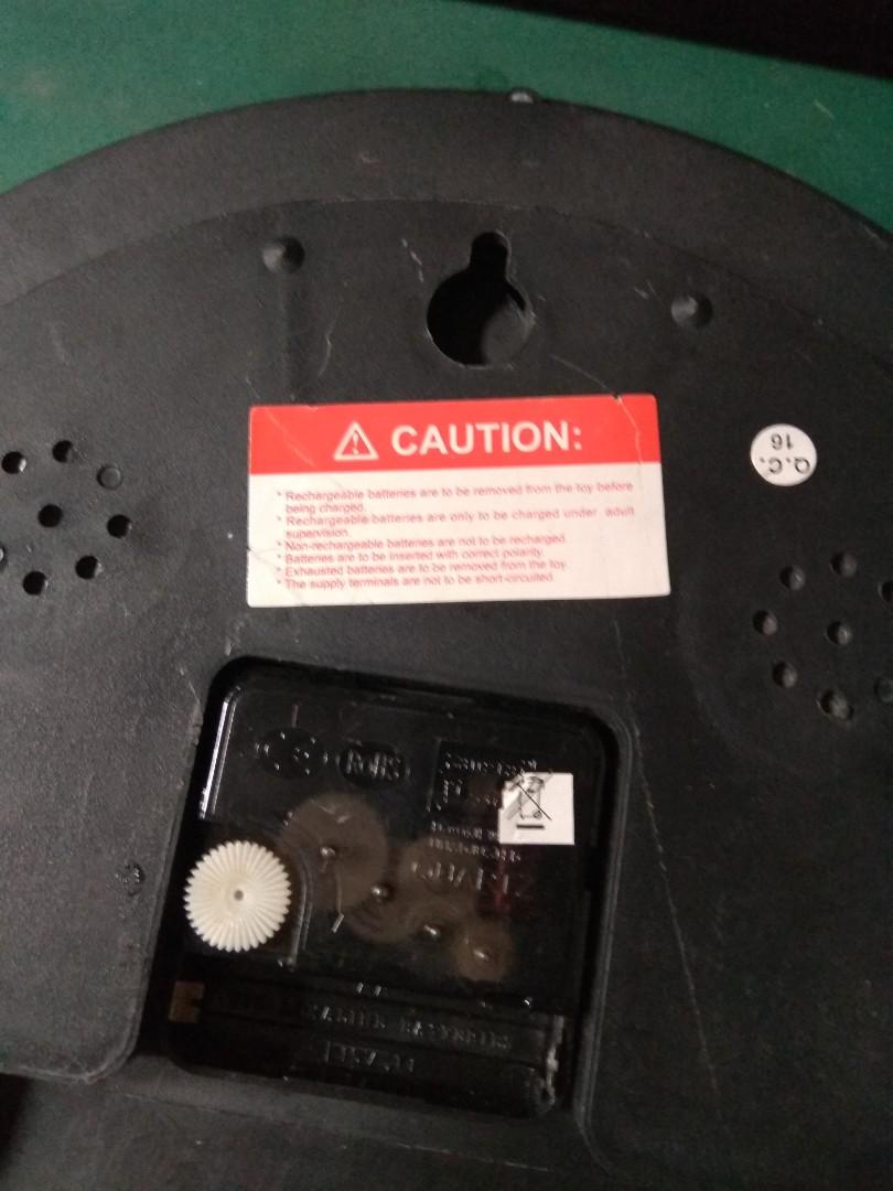 Japan Cadbury Choco wall clock battery operated, Furniture & Home ...