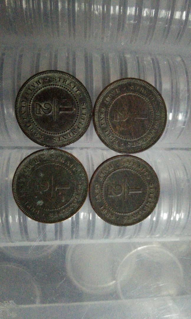 Coin lama dan cincin timah zaman kesultanan melayu, Hobbies & Toys ...