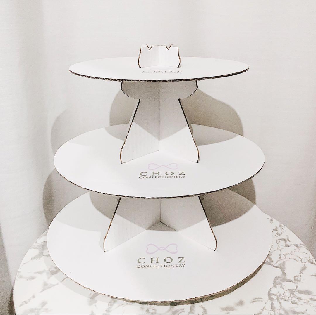Cupcake Desserts Cardboard Tier Display, Furniture & Home Living, Home ...