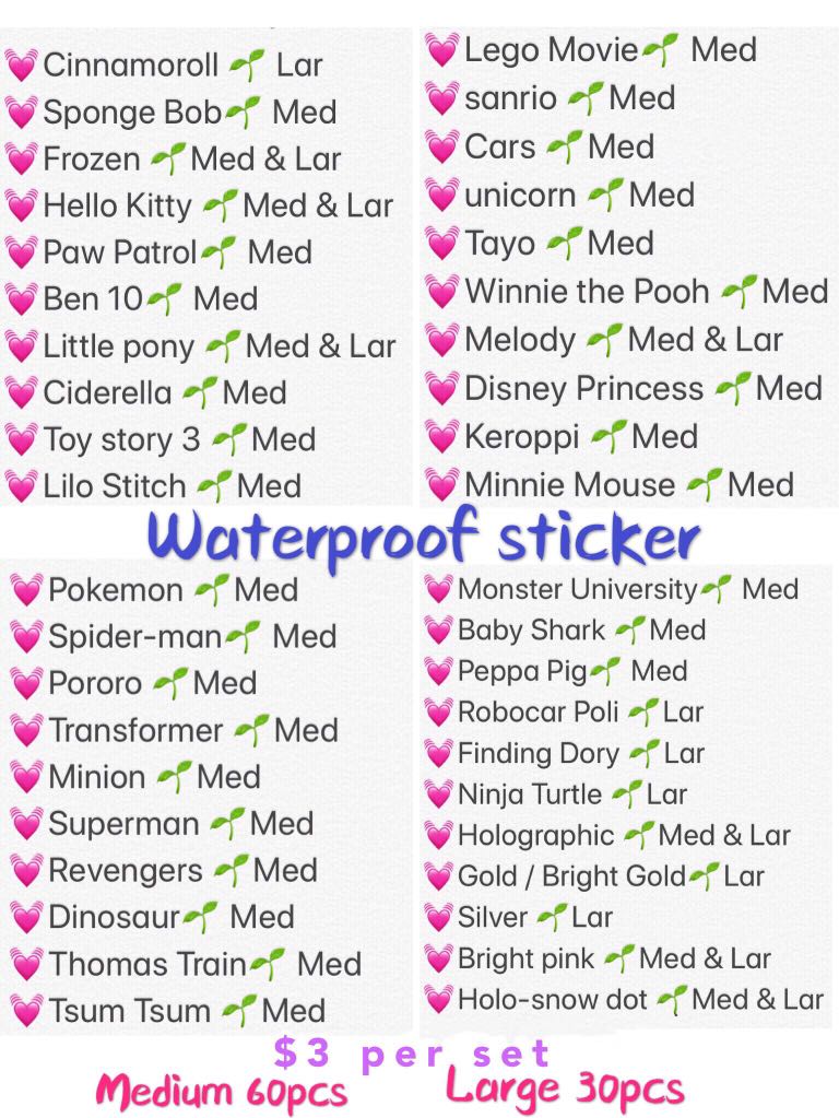 customized name sticker , Hobbies & Toys, Stationery & Craft, Art ...