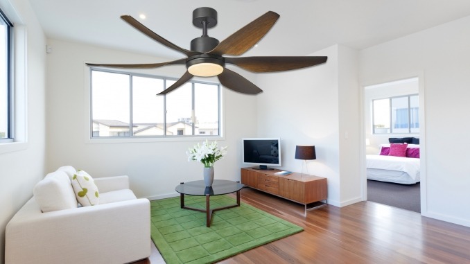 [DC Motor] Fanco Co-Fan Heli Ceiling fan with LED Light, Remote, Home ...