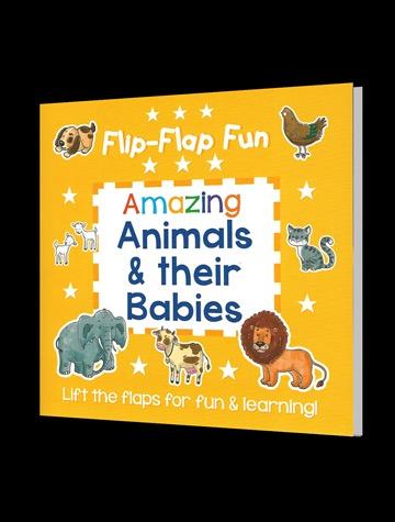 Flip-Flap Fun Amazing Animals & their Babies | English | Children's ...