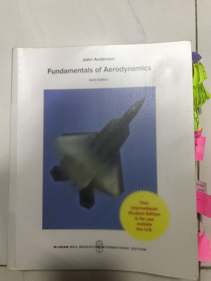 Fundamentals of Aerodynamics, John Anderson (6th Edition), Hobbies ...