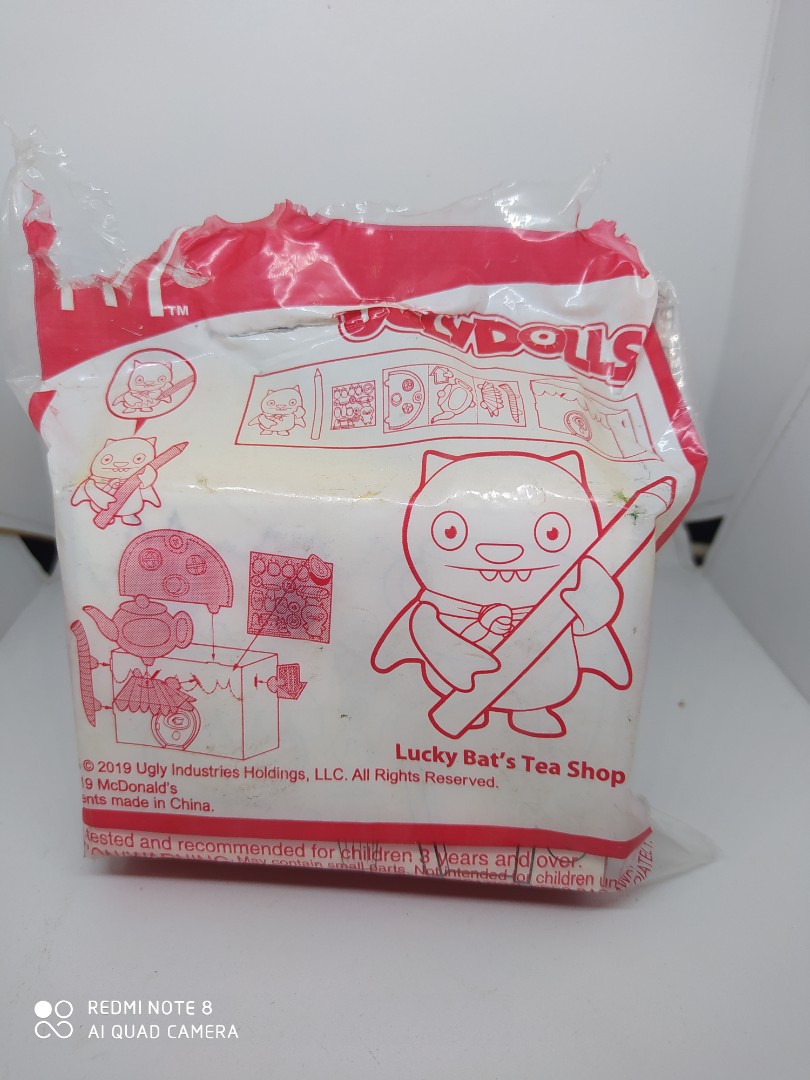 Happy Meal UglyDolls Lucky Bat's Tea Shop, Toys & Collectibles, Mainan ...