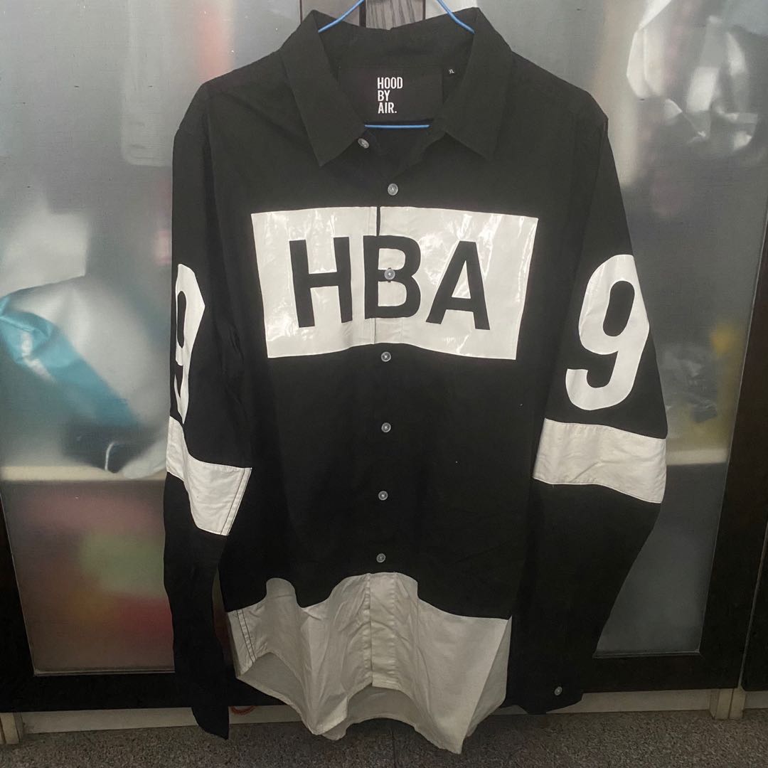 HBA Hood by Air Long Sleeve Shirt, Men's Fashion, Clothes, Tops on ...