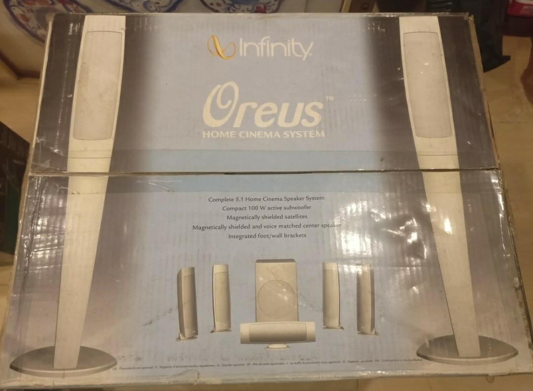 Infinity Oreus 5.1 Speakers with HK Amplifier (Freepost), Audio ...