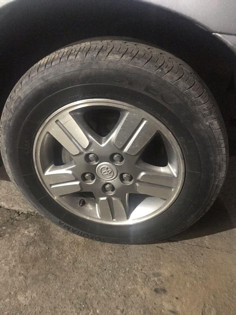 Innova stock mags and tires, Car Parts & Accessories, Mags and Tires on ...