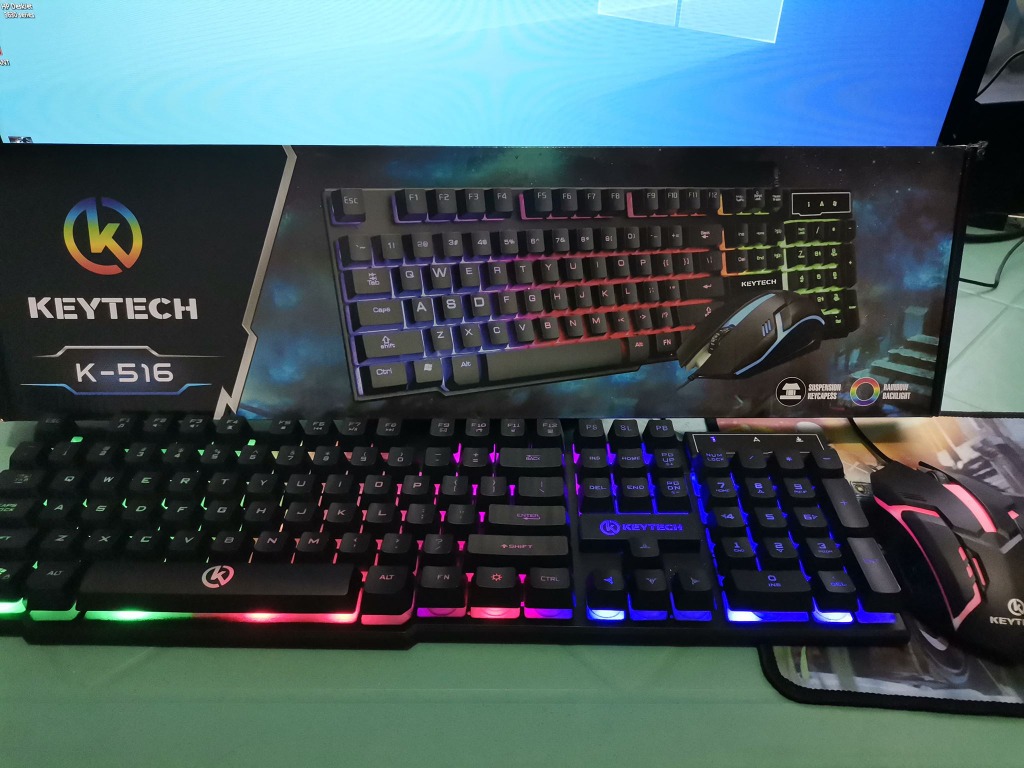 Keytech Keyboard And Mouse Bundle Computers And Tech Parts And Accessories Computer Keyboard On