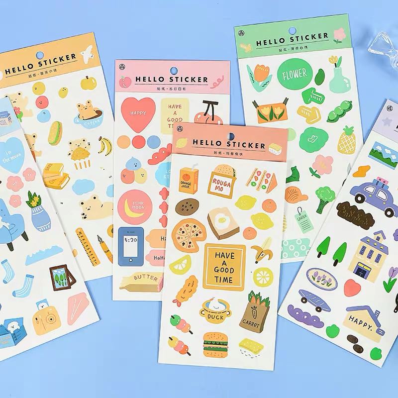Korea Bullet Journal Hello Stickers, Books & Stationery, Stationery on ...