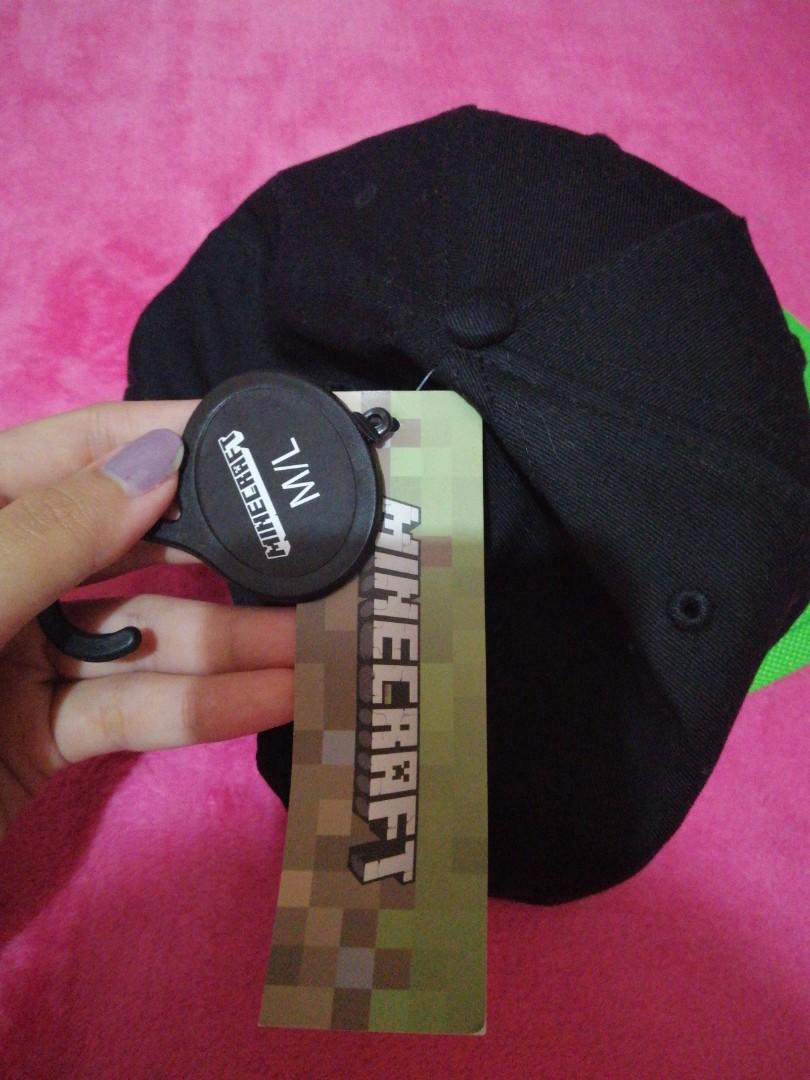 Minecraft primark black and green hat, Men's Fashion, Watches ...
