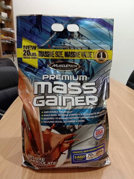 MuscleTech Premium Mass Gainer (20 Lbs), Sports Equipment, Exercise ...