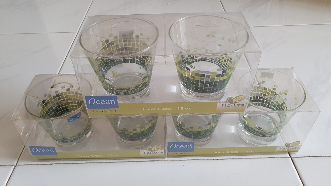 Ocean Water Glass 12 oz., TV & Home Appliances, Kitchen Appliances ...