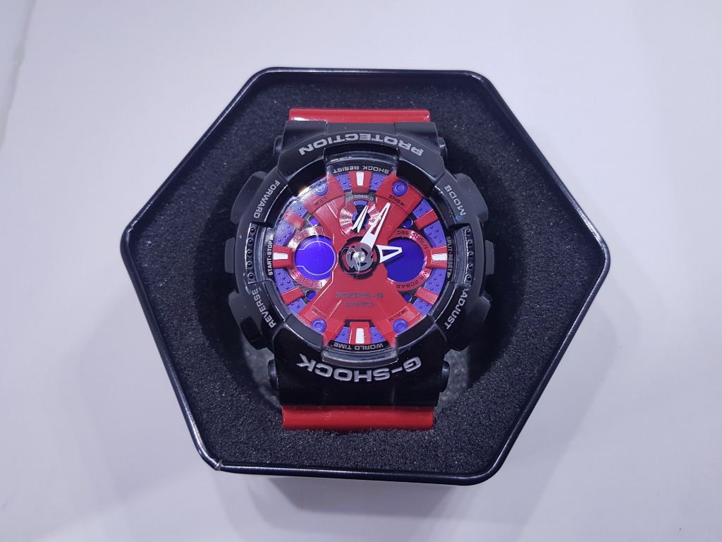 Original G-SHOCK GA-120 Spider-Man, Men's Fashion, Watches ...