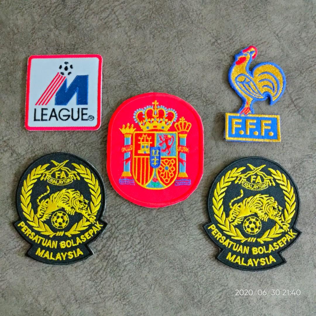 Patch Patches Crest Logo Flag Sponsor Jersey Jersi, Men's Fashion ...