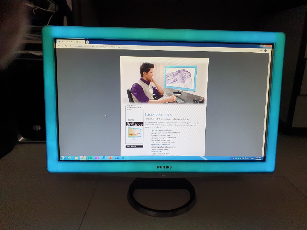 Philips 24" Monitor FHD, Computers & Tech, Parts & Accessories, Monitor ...