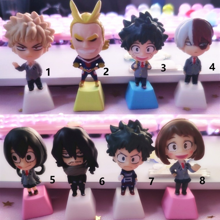 [PO] Customized Mechanical Cute Keycap My Hero Academia anime, Hobbies ...