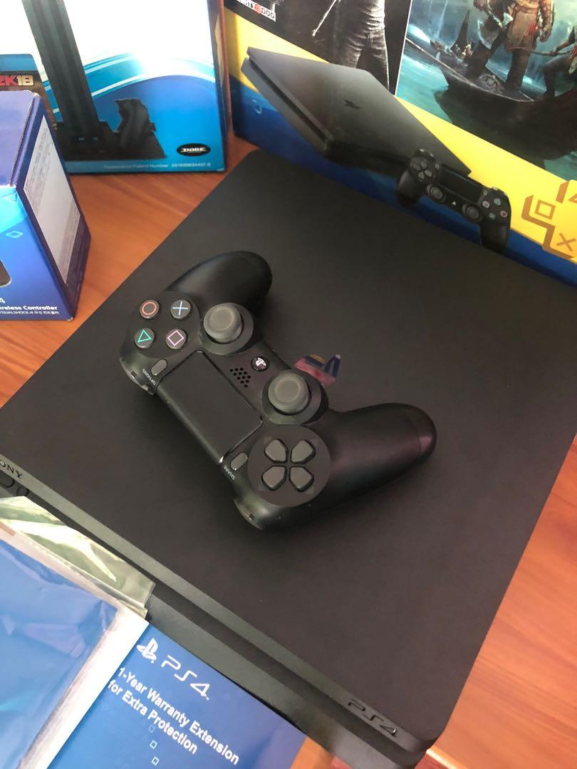 Ps4 slim 500gb nba 2k20 2 controller ooen for swap, Video Gaming, Video ...