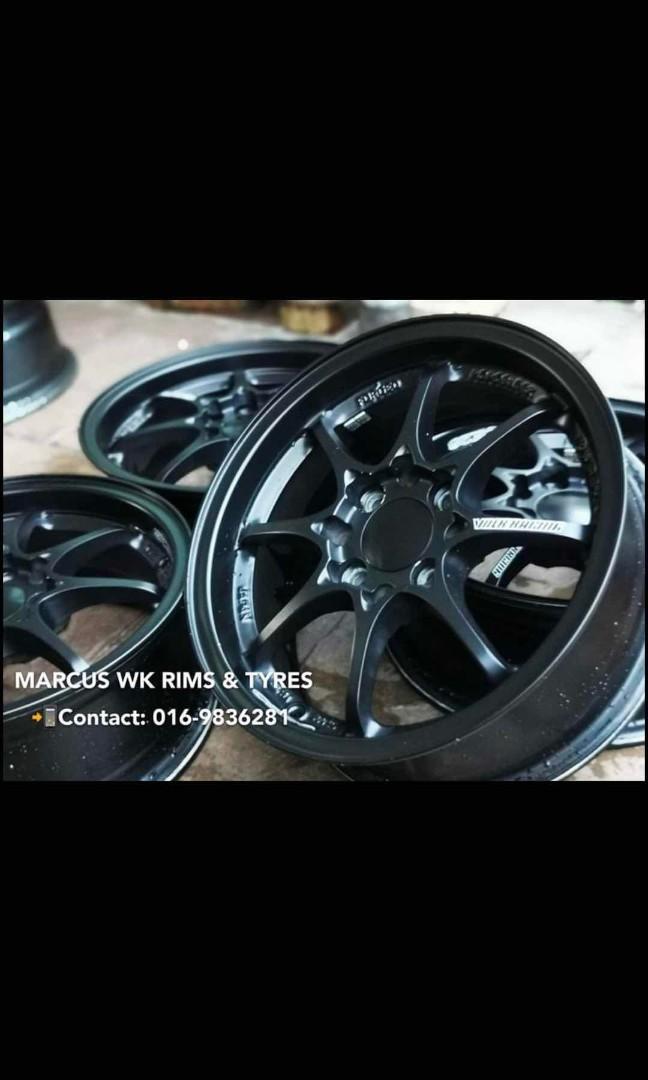 Rim 14" Volk Rays Ce28, Auto Accessories on Carousell