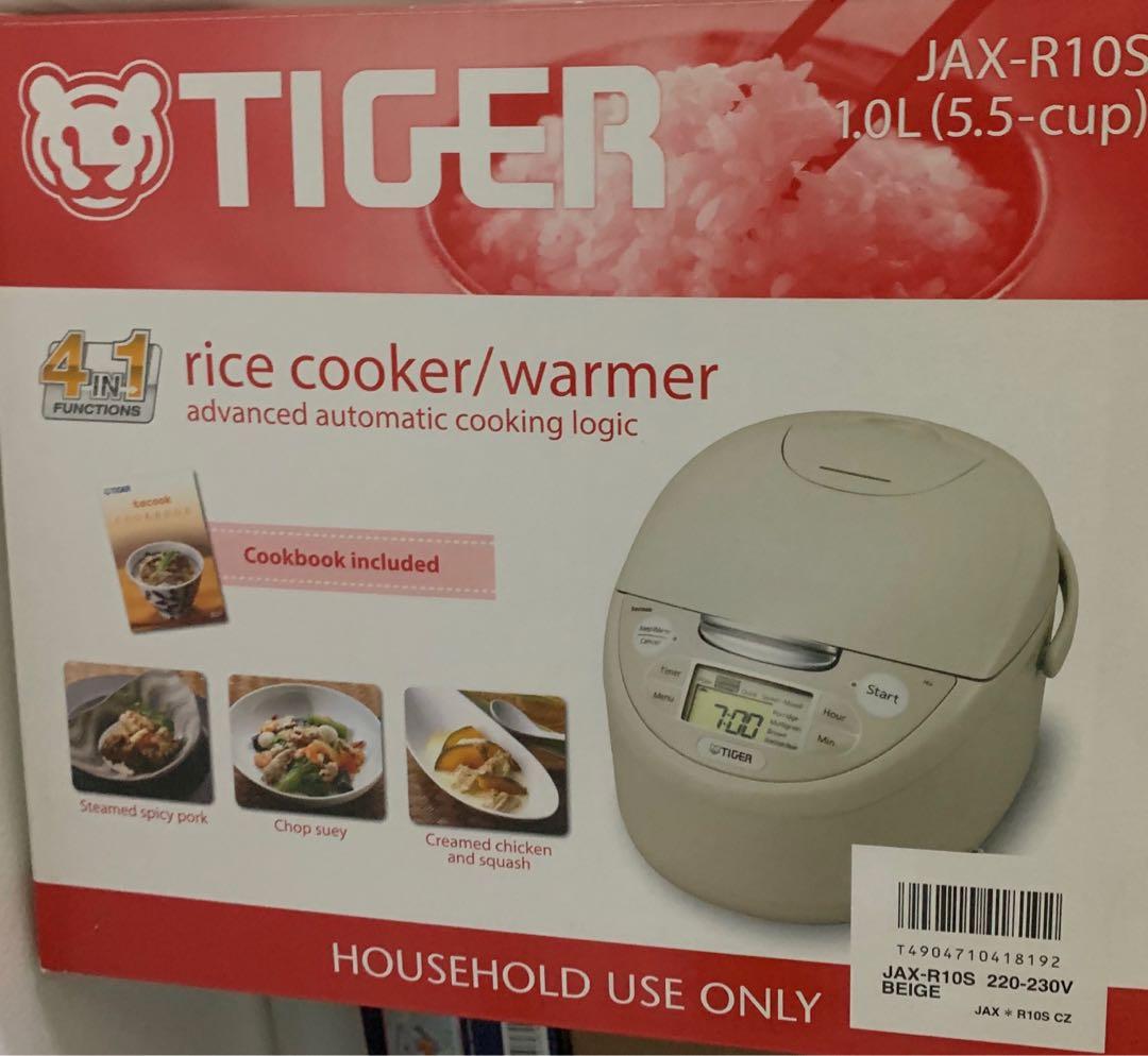 Tiger Rice Cooker 1.0L with advanced automatic cooking logic, TV & Home ...