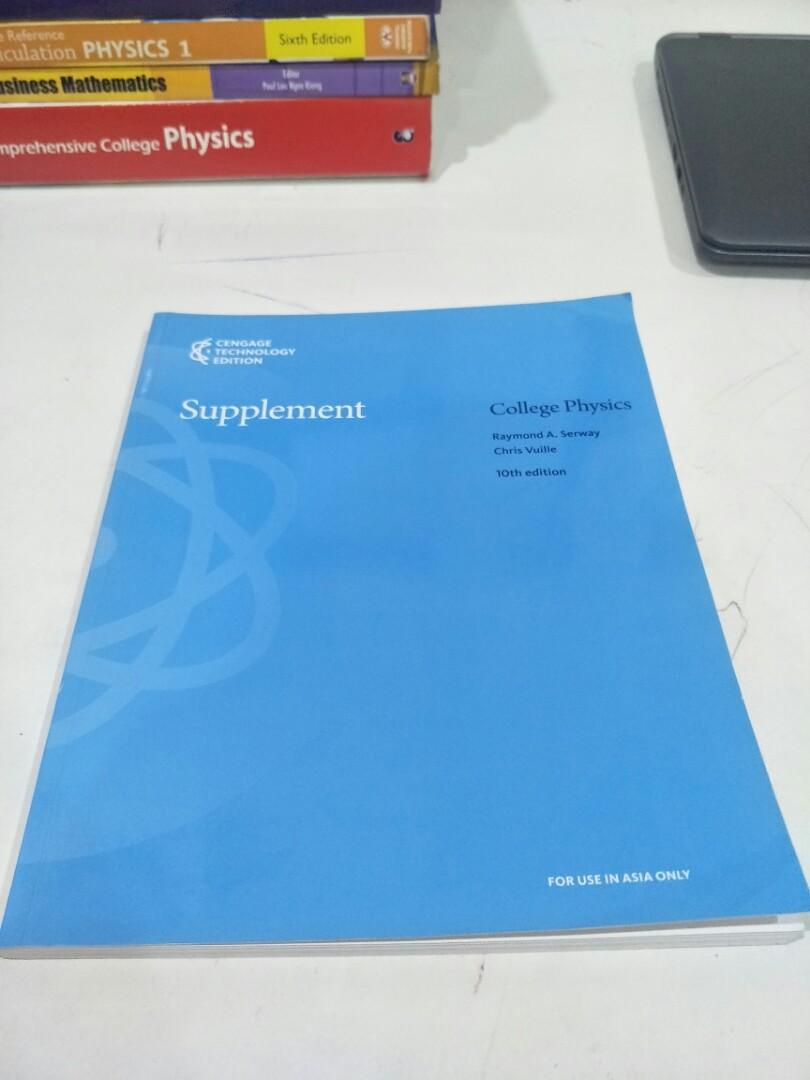 10th EDITION CENGAGE COLLEGE PHYSICS, Hobbies & Toys, Books & Magazines ...