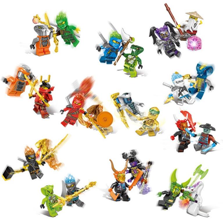 24pcs/set Ninja Go Minifigure Ninjago Mini Figure Building Blocks ...